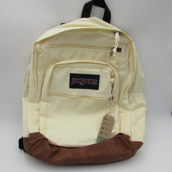 Jansport | Bags | Jansport Cool Student Light Yellow School Collage ...